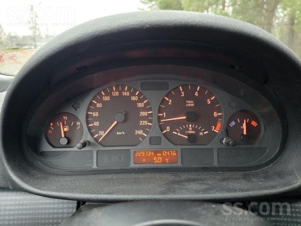 BMW 316 2003 in Riga, with an engine capacity of 1.60 L and mileage of 229 thousand km for 700 €, photo 10 on AUTOMOTO.COM.LV
