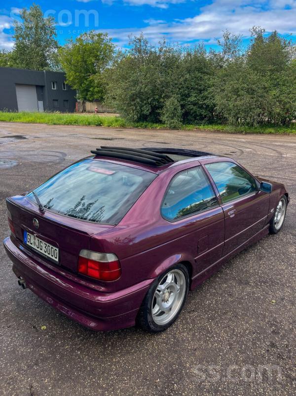 Violet BMW 316 1996 in Ogre, with an engine capacity of 1.60 L and mileage of 253 thousand km for 2750 €, photo 4 on AUTOMOTO.COM.LV