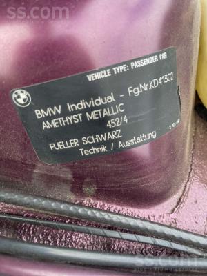 Violets BMW 316 1996 Ogre, ar dzinēja tilpumu 1.60 L un nobraukumu 253 tūkst. km par 2750 €, foto 11 vietnē AUTOMOTO.COM.LV