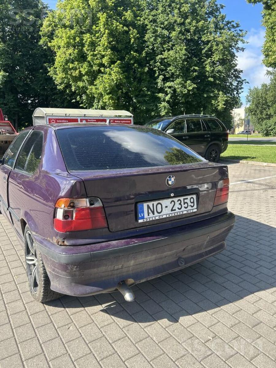 Фиолетовый БМВ 316 1996 в Рига, объемом двигателя 1.60 л и пробегом 328 тыс. км за 730 €, фото 5 на AUTOMOTO.COM.LV