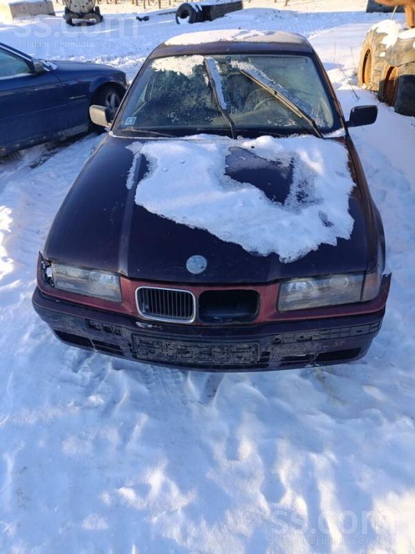 Violet BMW 316 1993 in Talsi, with an engine capacity of 1.60 L and mileage of 0 thousand km for 1300 €, photo 1 on AUTOMOTO.COM.LV