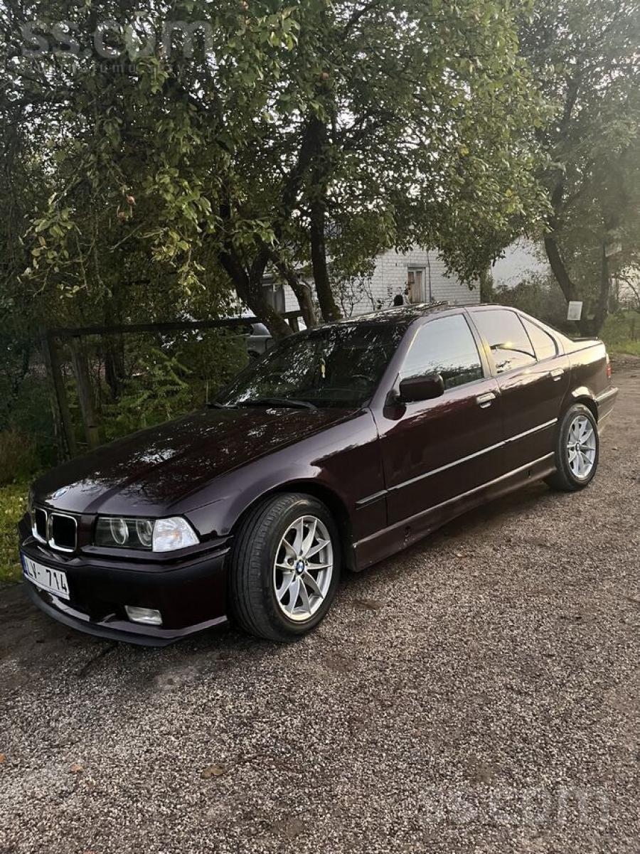 Violet BMW 316 1994 in Tukums, with an engine capacity of 1.60 L and mileage of 350 thousand km for 3500 €, photo 1 on AUTOMOTO.COM.LV