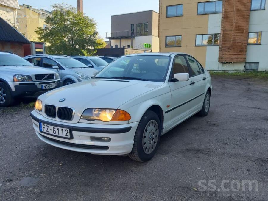 White BMW 316 2000 in Daugavpils, with an engine capacity of 1.80 L and mileage of 0 thousand km for 850 €, photo 1 on AUTOMOTO.COM.LV