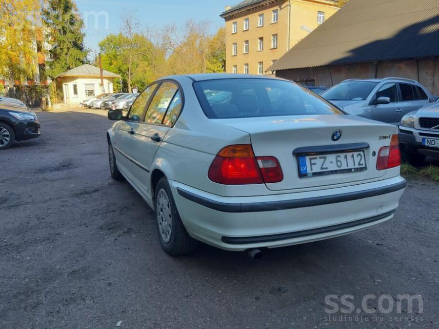 White BMW 316 2000 in Daugavpils, with an engine capacity of 1.80 L and mileage of 0 thousand km for 850 €, photo 4 on AUTOMOTO.COM.LV