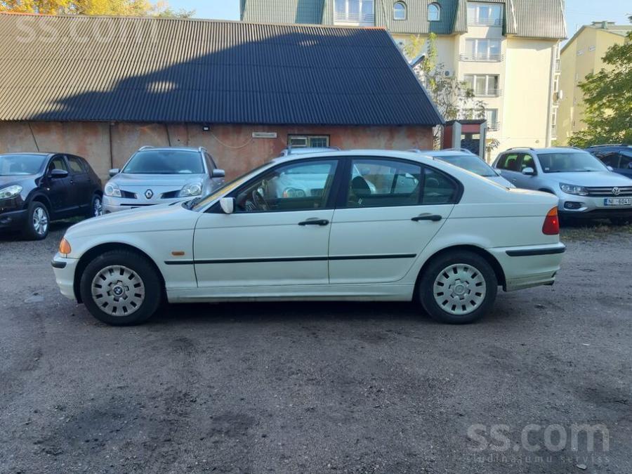 White BMW 316 2000 in Daugavpils, with an engine capacity of 1.80 L and mileage of 0 thousand km for 850 €, photo 6 on AUTOMOTO.COM.LV