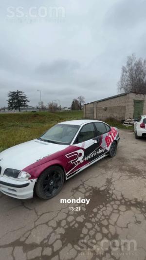 White BMW 316 2001 in Bauska, with an engine capacity of 1.90 L and mileage of 240 thousand km for 1150 €, photo 8 on AUTOMOTO.COM.LV