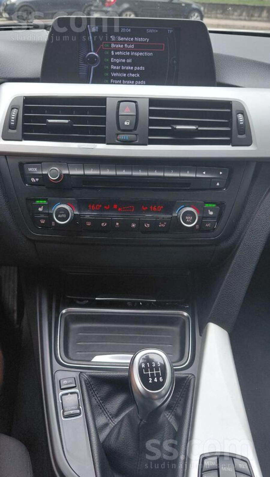Balts BMW 316 2013 Jelgava, ar dzinēja tilpumu 2.00 L un nobraukumu 237 tūkst. km par 6500 €, foto 13 vietnē AUTOMOTO.COM.LV