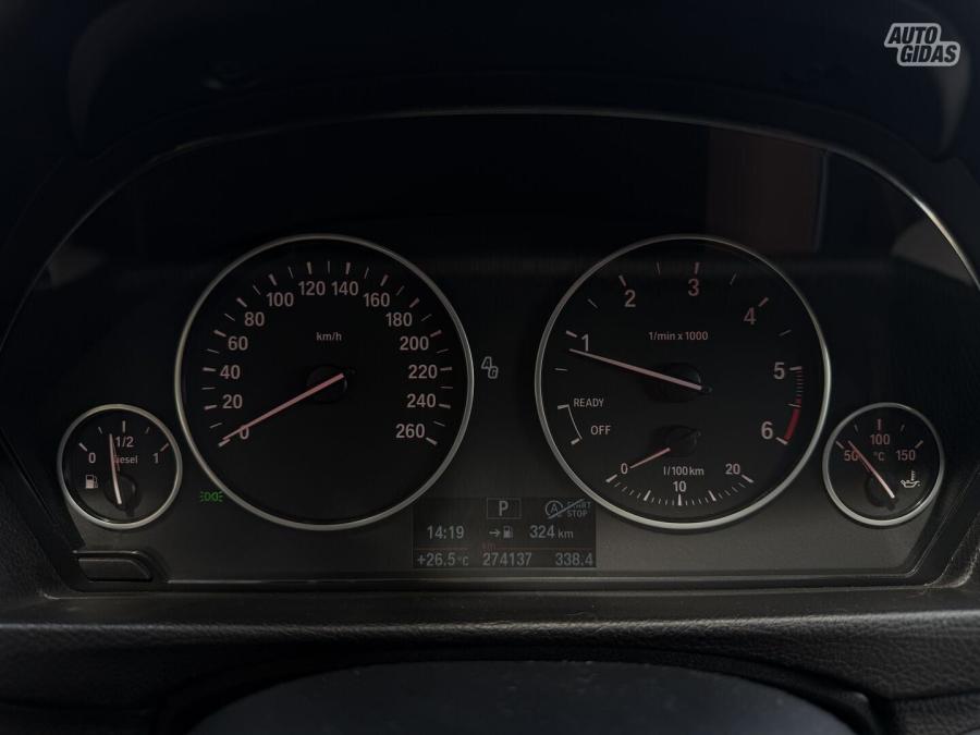 White BMW 316 2015 in Vilnius, with an engine capacity of 2.00 L and mileage of 274 thousand km for 9000 €, photo 20 on AUTOMOTO.COM.LV