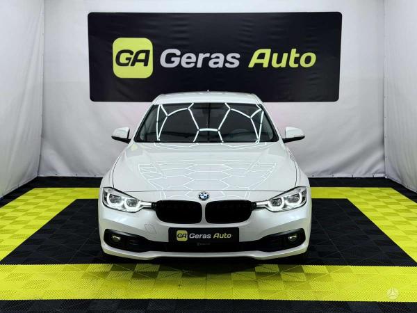 White BMW 316 2017 in Vilnius, with an engine capacity of 2.00 L and mileage of 252 thousand km for 11950 €, photo 7 on AUTOMOTO.COM.LV
