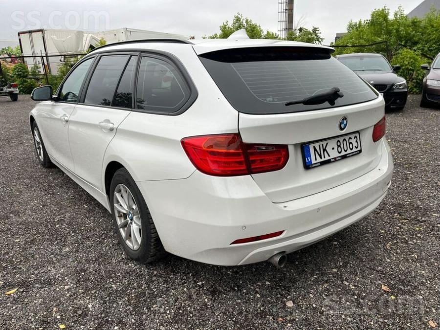 White BMW 316 2014 in Riga, with an engine capacity of 2.00 L and mileage of 240 thousand km for 4970 €, photo 5 on AUTOMOTO.COM.LV