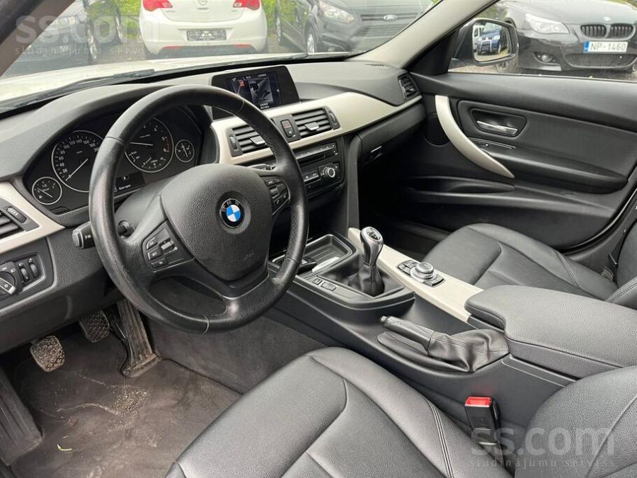 White BMW 316 2014 in Riga, with an engine capacity of 2.00 L and mileage of 240 thousand km for 4970 €, photo 7 on AUTOMOTO.COM.LV