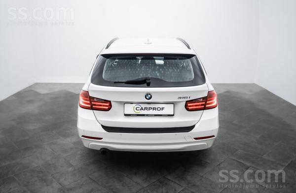 White BMW 316 2015 in Tallinn, with an engine capacity of 1.60 L and mileage of 168 thousand km for 9998 €, photo 5 on AUTOMOTO.COM.LV