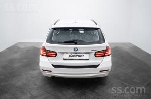 White BMW 316 2015 in Tallinn, with an engine capacity of 1.60 L and mileage of 168 thousand km for 9998 €, photo 5 on AUTOMOTO.COM.LV