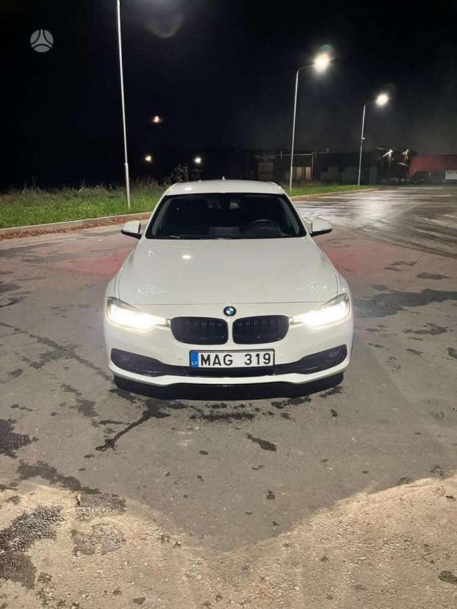 White BMW 316 2016 in Kaunas, with an engine capacity of 2.00 L and mileage of 345 thousand km for 9450 €, photo 1 on AUTOMOTO.COM.LV