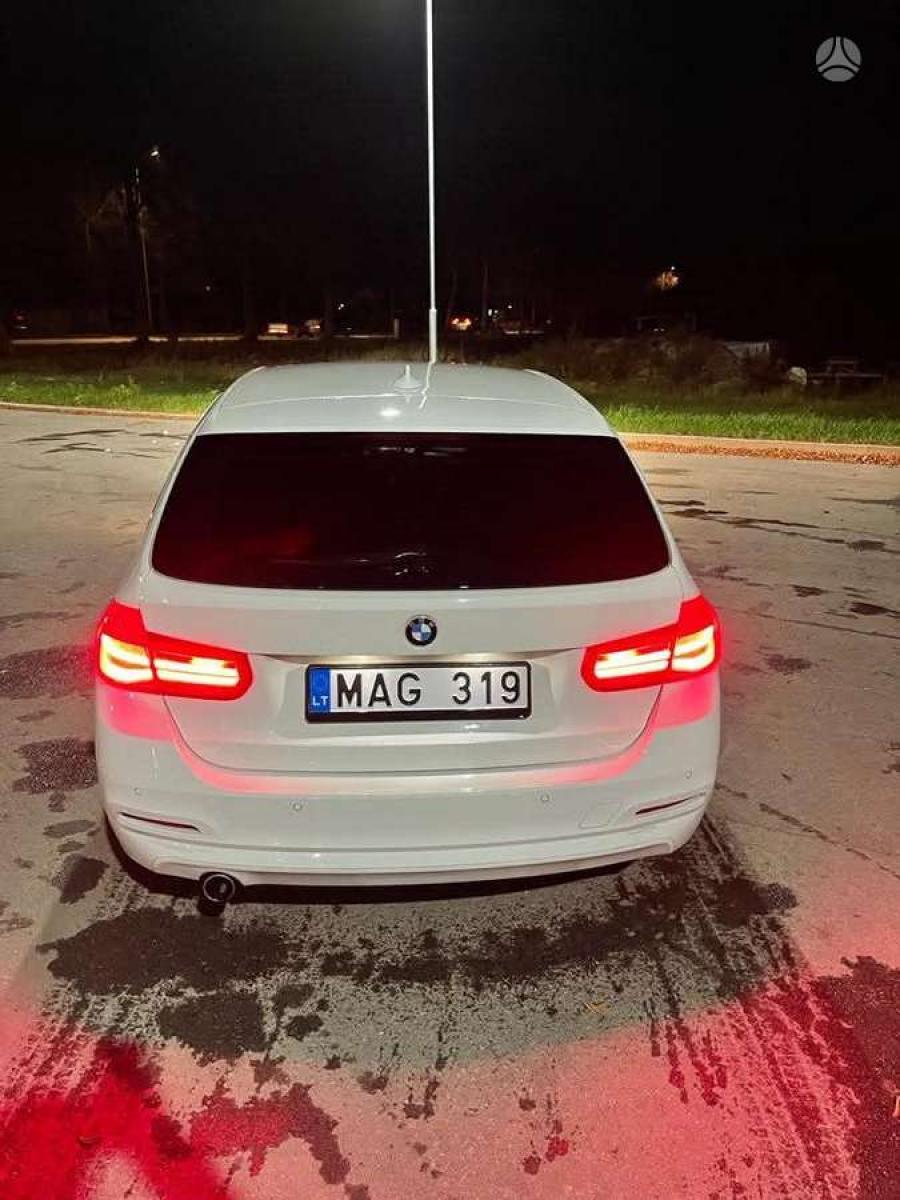 White BMW 316 2016 in Kaunas, with an engine capacity of 2.00 L and mileage of 345 thousand km for 9450 €, photo 3 on AUTOMOTO.COM.LV