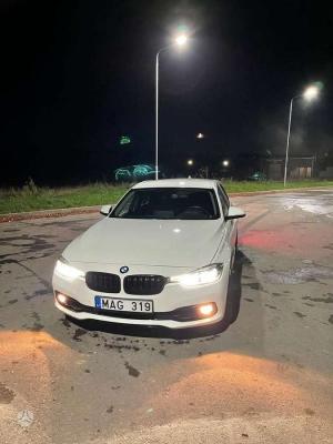White BMW 316 2016 in Kaunas, with an engine capacity of 2.00 L and mileage of 345 thousand km for 9450 €, photo 5 on AUTOMOTO.COM.LV