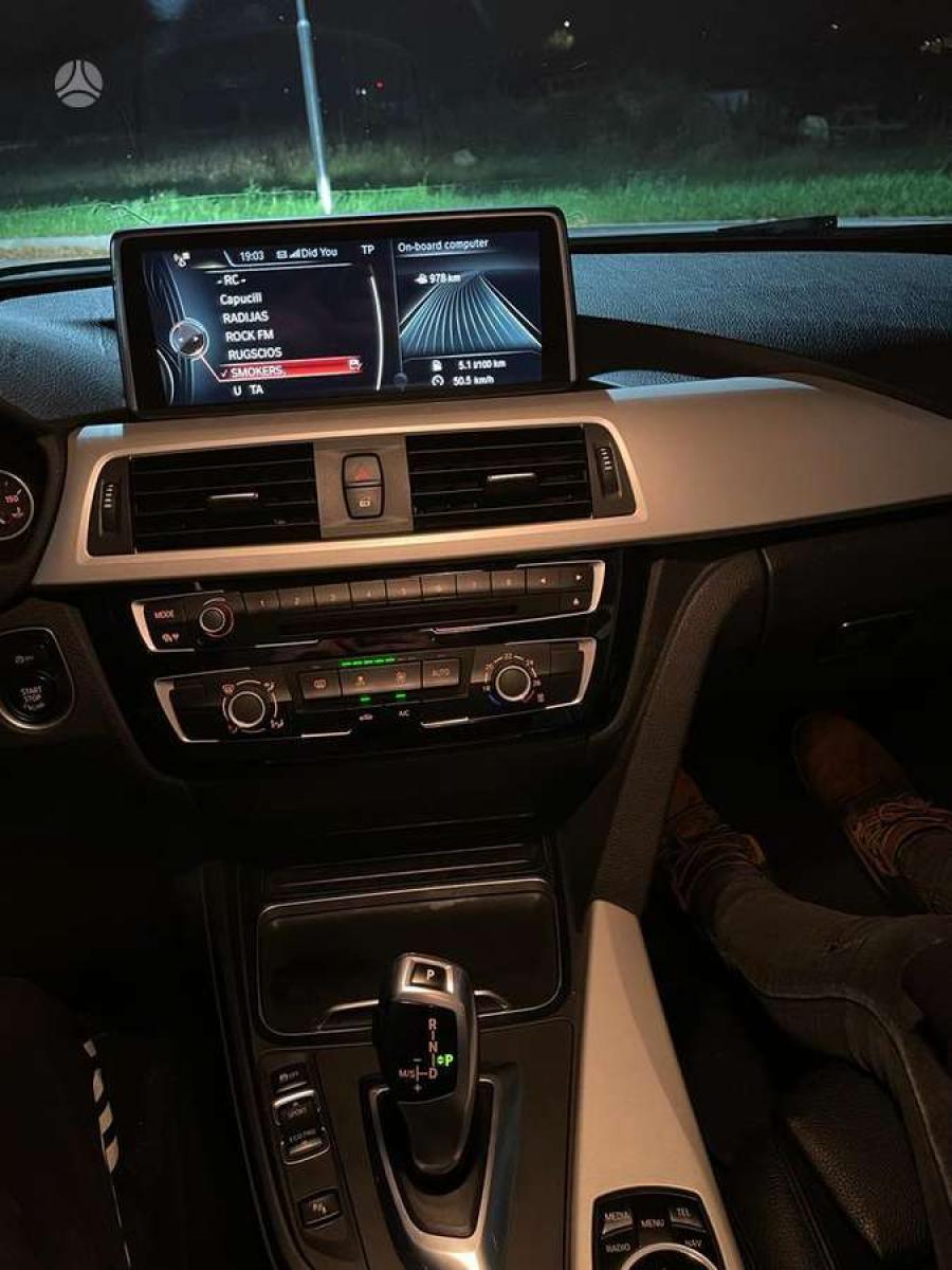 White BMW 316 2016 in Kaunas, with an engine capacity of 2.00 L and mileage of 345 thousand km for 9450 €, photo 8 on AUTOMOTO.COM.LV