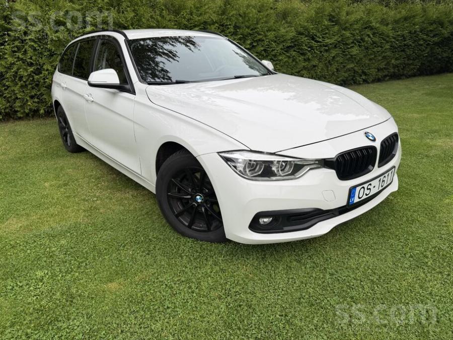 White BMW 316 2017 in Riga, with an engine capacity of 2.00 L and mileage of 307 thousand km for 8950 €, photo 1 on AUTOMOTO.COM.LV