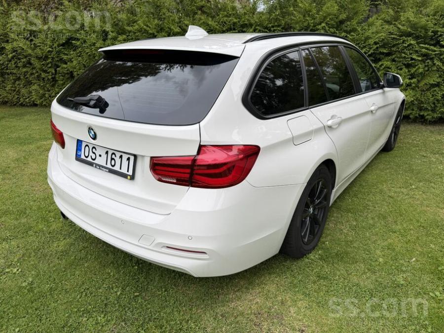 White BMW 316 2017 in Riga, with an engine capacity of 2.00 L and mileage of 307 thousand km for 8950 €, photo 4 on AUTOMOTO.COM.LV