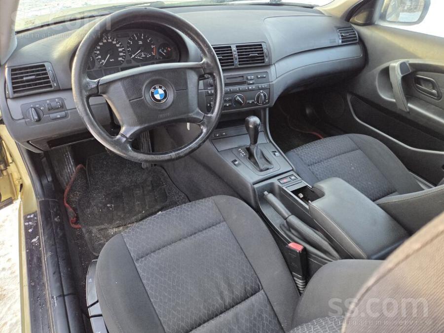 Dzeltens BMW 316 2002 Valmiera, ar dzinēja tilpumu 1.80 L un nobraukumu 183 tūkst. km par 1550 €, foto 5 vietnē AUTOMOTO.COM.LV