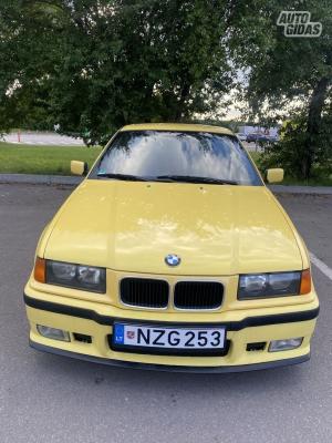 Yellow BMW 316 1994 in Jonava, with an engine capacity of 1.60 L and mileage of 279 thousand km for 4200 €, photo 5 on AUTOMOTO.COM.LV