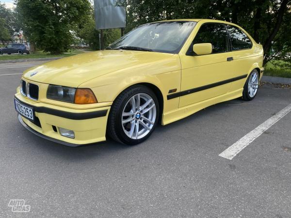 Yellow BMW 316 1994 in Jonava, with an engine capacity of 1.60 L and mileage of 279 thousand km for 4200 €, photo 9 on AUTOMOTO.COM.LV