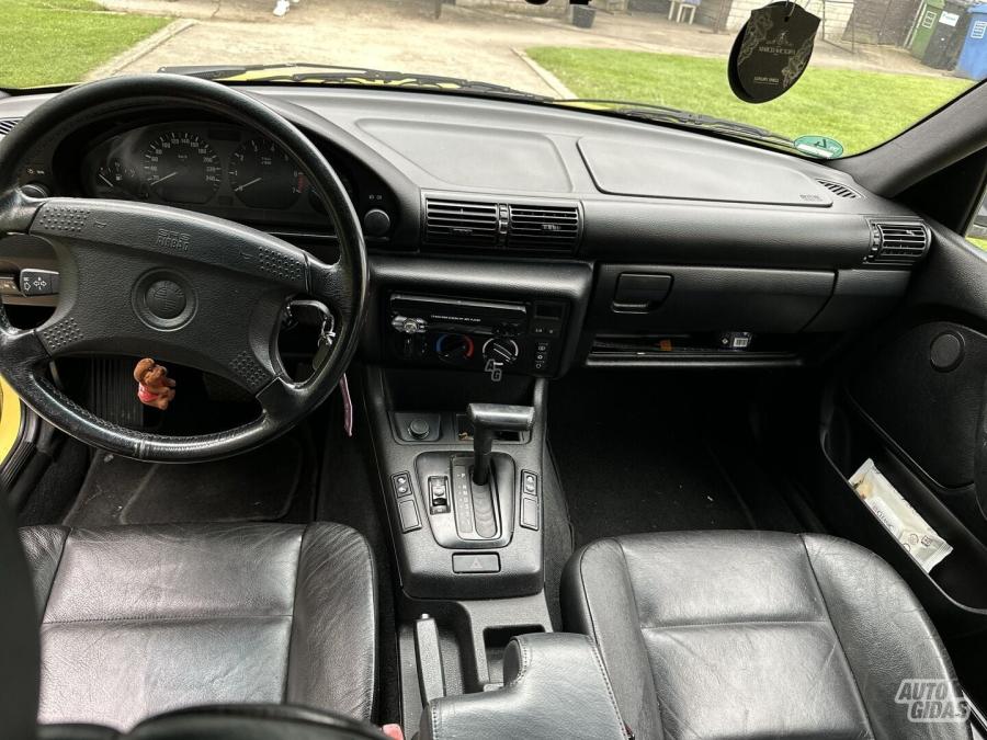 Yellow BMW 316 1994 in Jonava, with an engine capacity of 1.60 L and mileage of 279 thousand km for 4200 €, photo 23 on AUTOMOTO.COM.LV