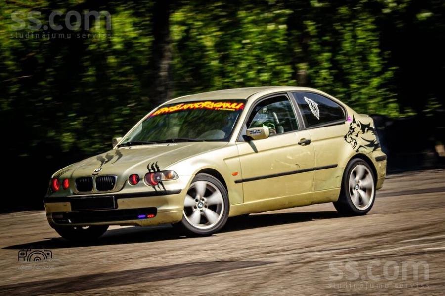 Yellow BMW 316 2002 in Riga, with an engine capacity of 3.00 L and mileage of 300 thousand km for 4500 €, photo 2 on AUTOMOTO.COM.LV