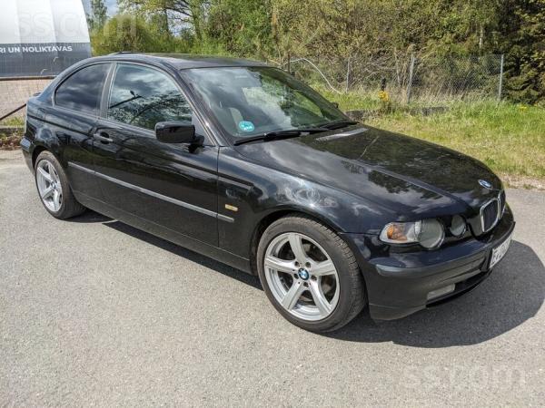 Black BMW 318 2002 in Cesis, with an engine capacity of 2.00 L and mileage of 173 thousand km for 2500 €, photo 3 on AUTOMOTO.COM.LV