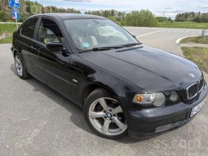 Black BMW 318 2002 in Cesis, with an engine capacity of 2.00 L and mileage of 173 thousand km for 2500 €, photo 6 on AUTOMOTO.COM.LV