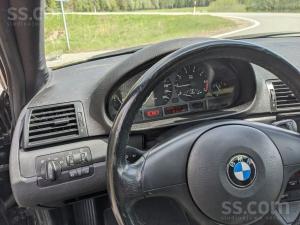 Black BMW 318 2002 in Cesis, with an engine capacity of 2.00 L and mileage of 173 thousand km for 2500 €, photo 7 on AUTOMOTO.COM.LV