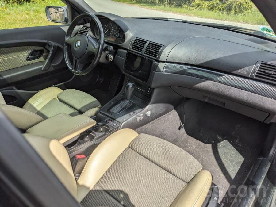 Black BMW 318 2002 in Cesis, with an engine capacity of 2.00 L and mileage of 173 thousand km for 2500 €, photo 9 on AUTOMOTO.COM.LV