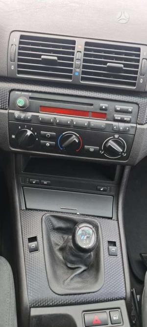 Black BMW 318 2004 in Utena, with an engine capacity of 1.80 L and mileage of 217 thousand km for 2650 €, photo 15 on AUTOMOTO.COM.LV