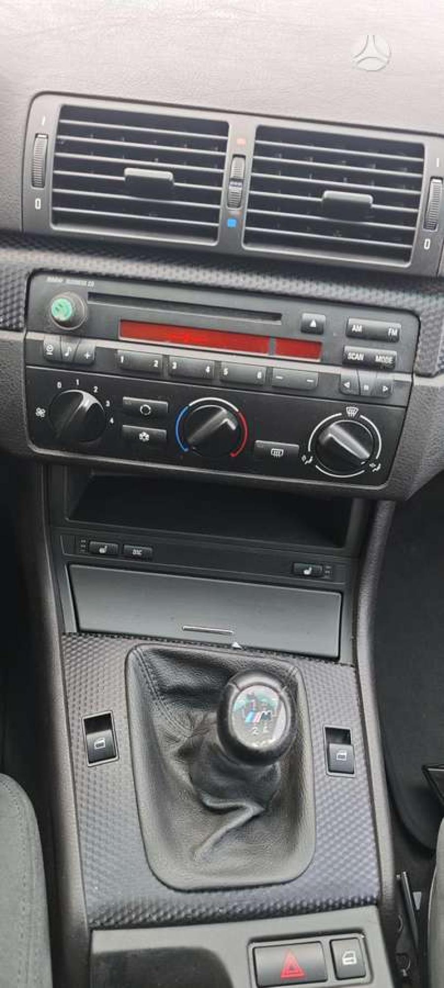 Black BMW 318 2004 in Utena, with an engine capacity of 1.80 L and mileage of 217 thousand km for 2650 €, photo 15 on AUTOMOTO.COM.LV