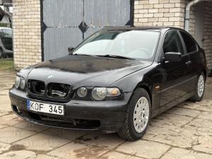 Black BMW 318 2003 in Kaunas, with an engine capacity of 1.80 L and mileage of 260 thousand km for 900 €, photo  on AUTOMOTO.COM.LV