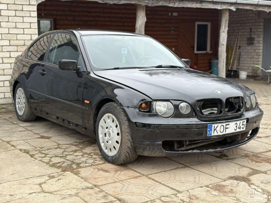 Melns BMW 318 2003 Kauņa, ar dzinēja tilpumu 1.80 L un nobraukumu 260 tūkst. km par 900 €, foto 2 vietnē AUTOMOTO.COM.LV