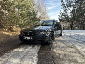 Black BMW 318 2003 in Vilnius, with an engine capacity of 2.00 L and mileage of 372 thousand km for 700 €, photo  on AUTOMOTO.COM.LV