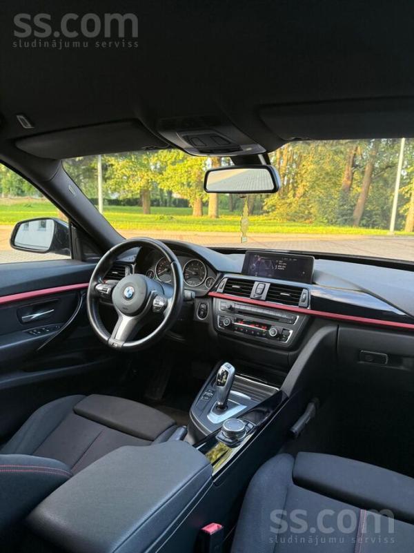 Black BMW 318 2014 in Jelgava, with an engine capacity of 2.00 L and mileage of 245 thousand km for 9900 €, photo 7 on AUTOMOTO.COM.LV