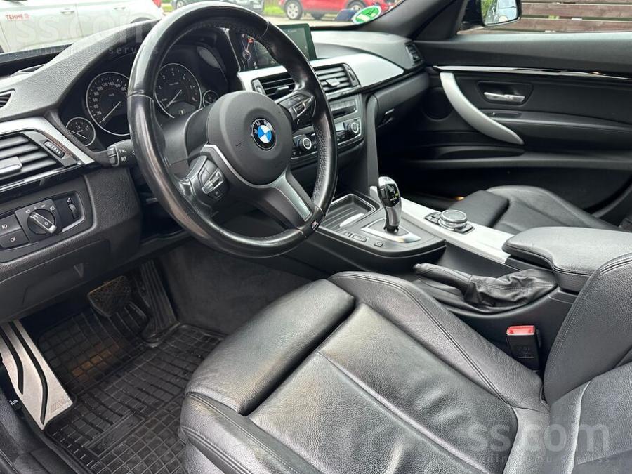 Black BMW 318 2016 in Riga, with an engine capacity of 2.00 L and mileage of 220 thousand km for 11800 €, photo 7 on AUTOMOTO.COM.LV