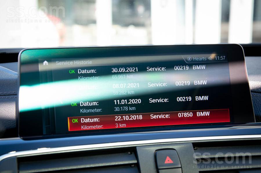 Black BMW 318 2018 in Riga, with an engine capacity of 2.00 L and mileage of 117 thousand km for 18000 €, photo 21 on AUTOMOTO.COM.LV