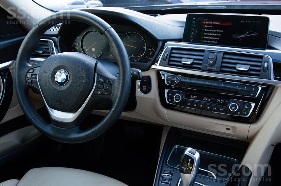 Black BMW 318 2018 in Riga, with an engine capacity of 2.00 L and mileage of 117 thousand km for 18000 €, photo 22 on AUTOMOTO.COM.LV