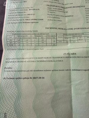 Melns BMW 318 1995 Kauņa, ar dzinēja tilpumu 1.80 L un nobraukumu 207 tūkst. km par 2679 €, foto 7 vietnē AUTOMOTO.COM.LV