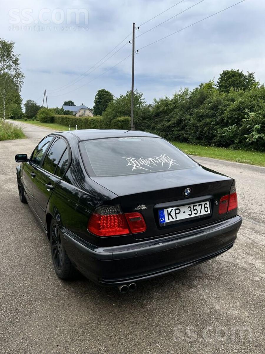 Black BMW 318 1999 in Riga, with an engine capacity of 1.90 L and mileage of 394 thousand km for 2650 €, photo 5 on AUTOMOTO.COM.LV