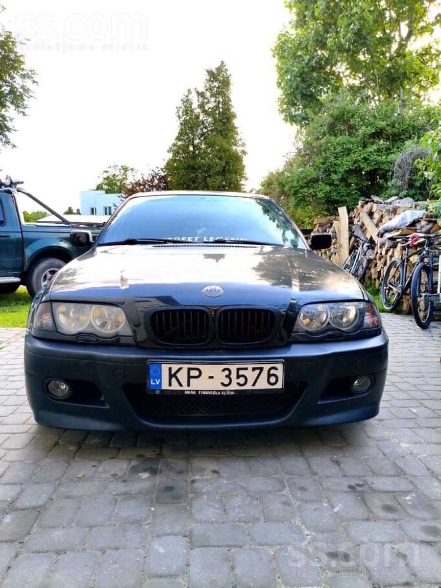 Black BMW 318 1999 in Valmiera, with an engine capacity of 1.90 L and mileage of 398 thousand km for 800 €, photo 4 on AUTOMOTO.COM.LV