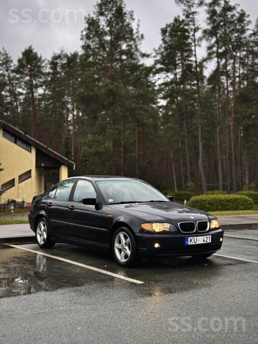 Black BMW 318 2002 in Riga, with an engine capacity of 2.20 L and mileage of 186 thousand km for 7250 €, photo 5 on AUTOMOTO.COM.LV