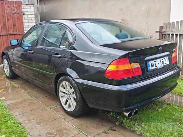 БМВ 318 2002 в Салдус на AUTOMOTO.COM.LV Черный БМВ 318 2002 в Салдус, объемом двигателя 2.00 л и пробегом 325 тыс. км за 2700 €, фото 4 на AUTOMOTO.COM.LV