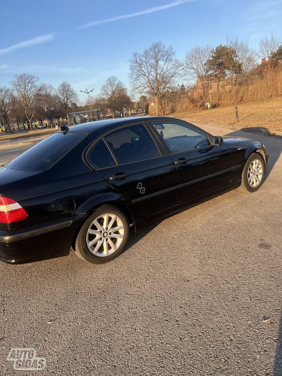 Black BMW 318 2003 in Klaipeda, with an engine capacity of 2.00 L and mileage of 362 thousand km for 1450 €, photo 3 on AUTOMOTO.COM.LV