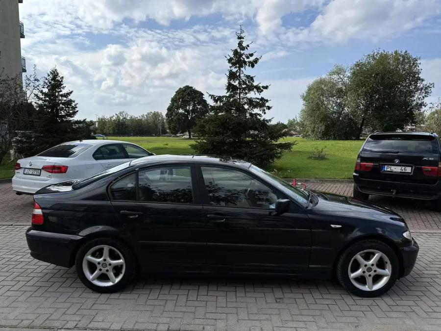 Black BMW 318 2003 in Riga, with an engine capacity of 2.00 L and mileage of 394 thousand km for 1690 €, photo 8 on AUTOMOTO.COM.LV