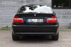 Black BMW 318 2003 in Valmiera, with an engine capacity of 2.00 L and mileage of 0 thousand km for 2700 €, photo 5 on AUTOMOTO.COM.LV