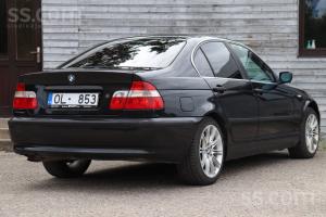 Black BMW 318 2003 in Valmiera, with an engine capacity of 2.00 L and mileage of 0 thousand km for 2700 €, photo 6 on AUTOMOTO.COM.LV